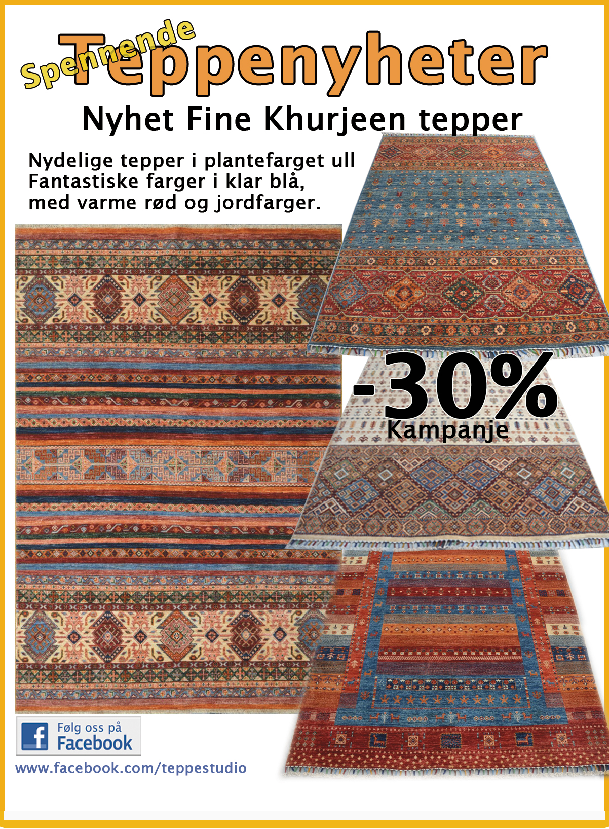 Nyhet ! Fine Khurjeen Tepper | Orientalsk Teppestudio as